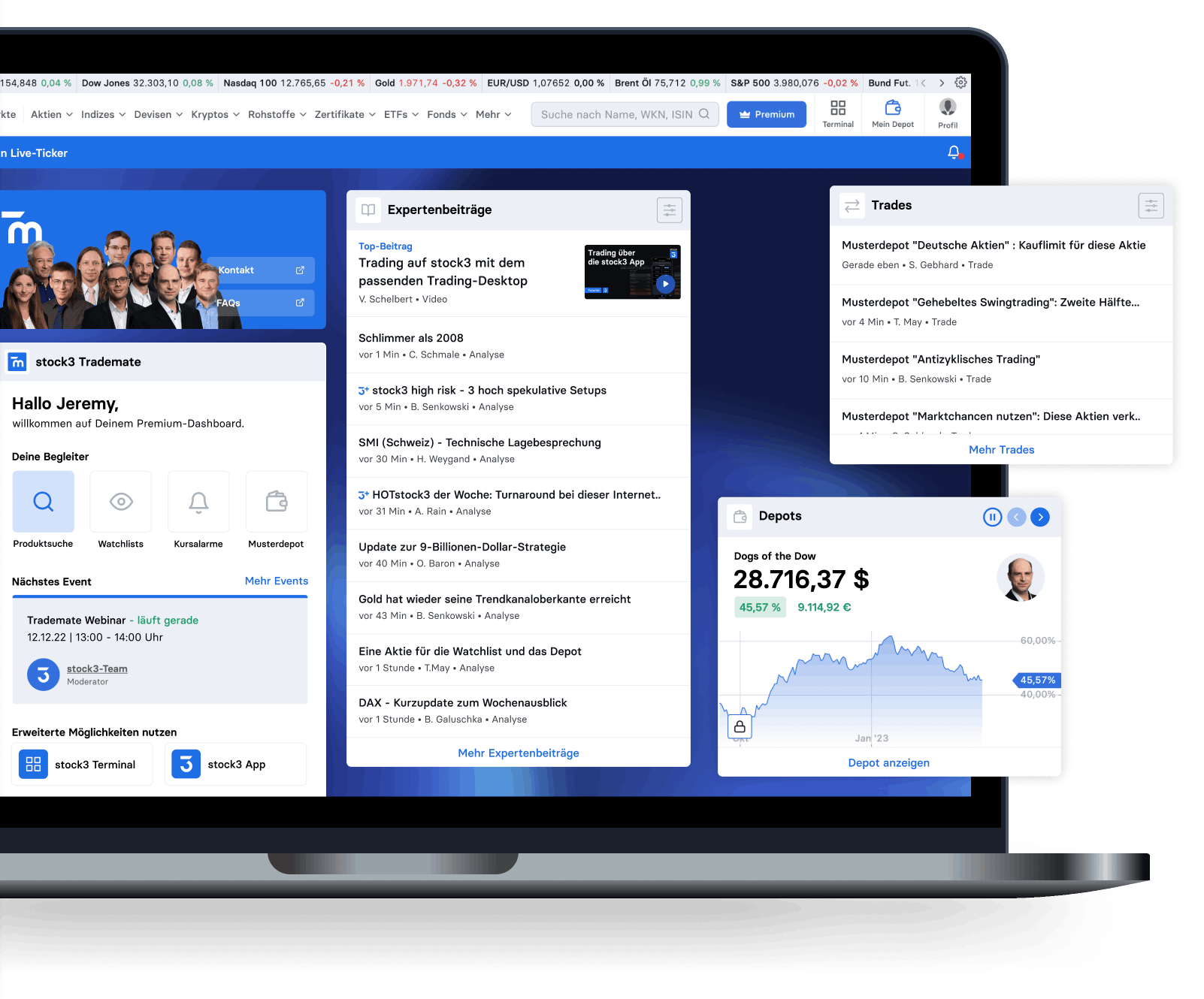 stock3 Trademate - Trading- & Investmentideen vom Profi | stock3